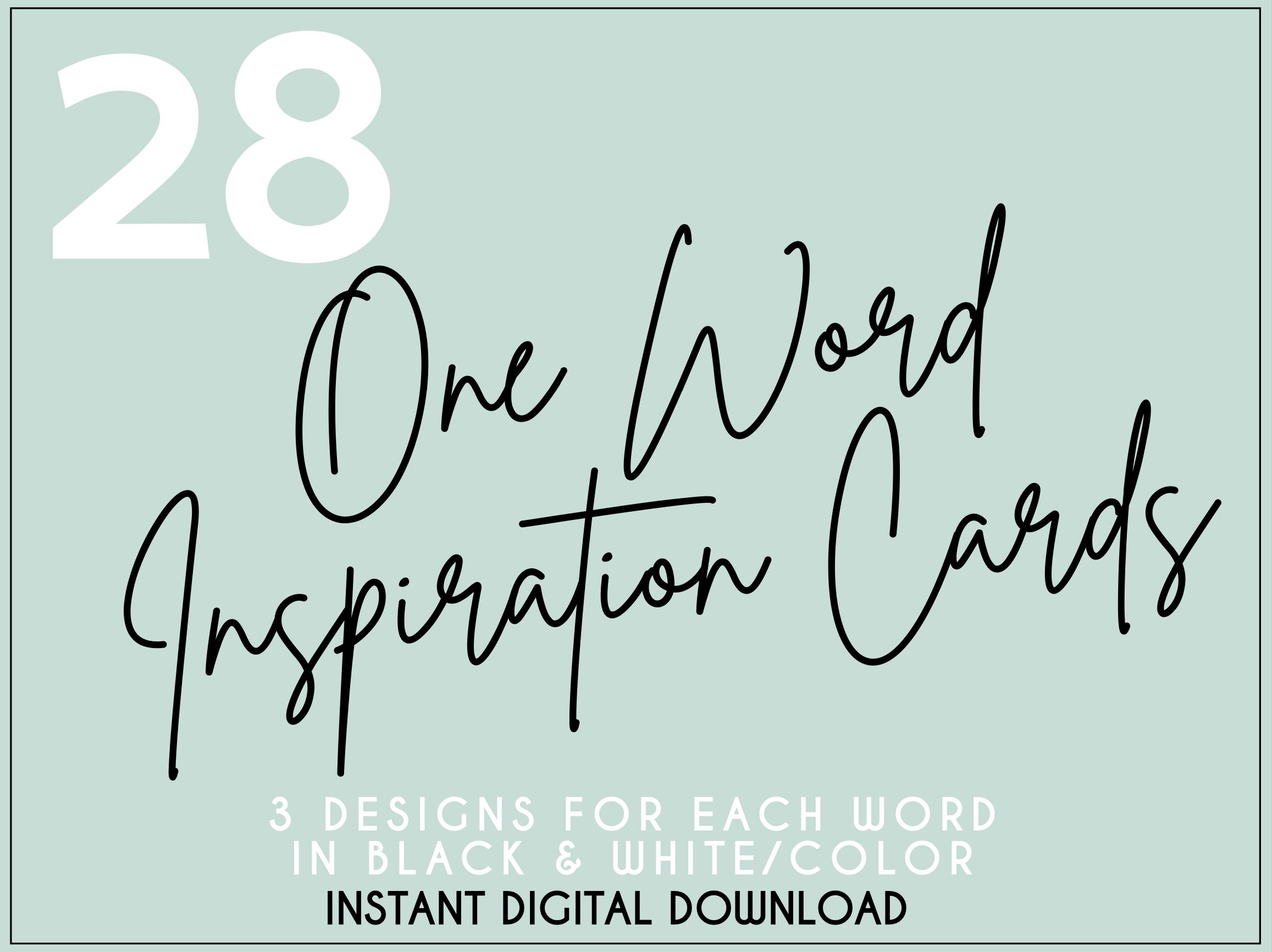 The Word Inspiration Colorful