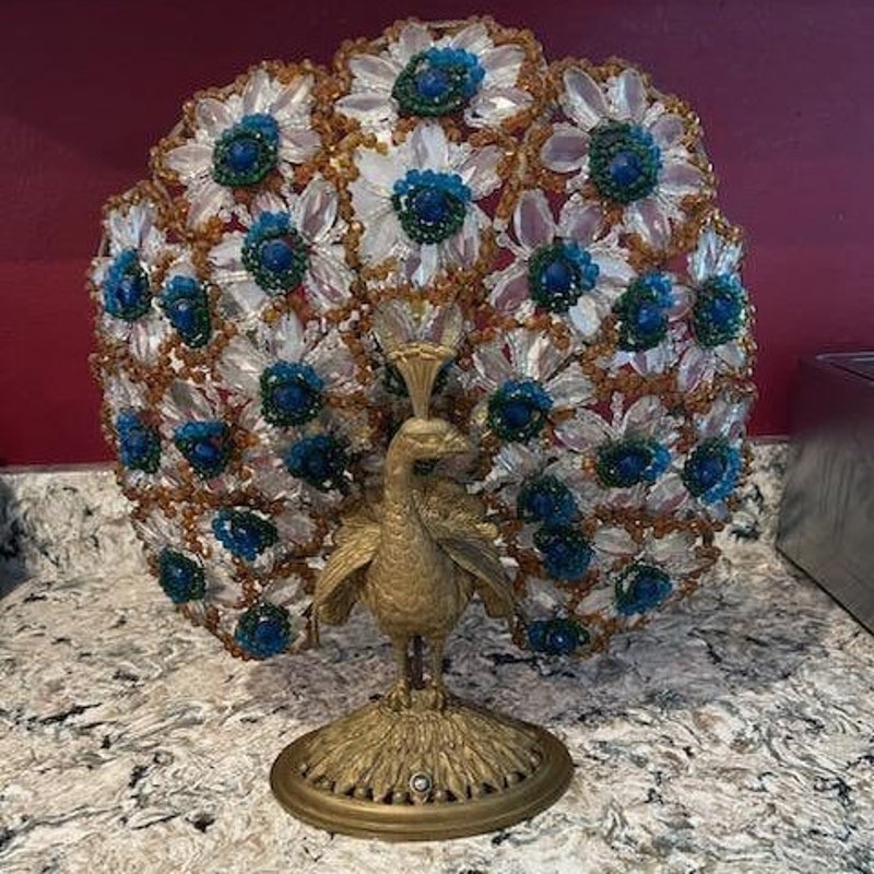 Peacock Lamp - Etsy