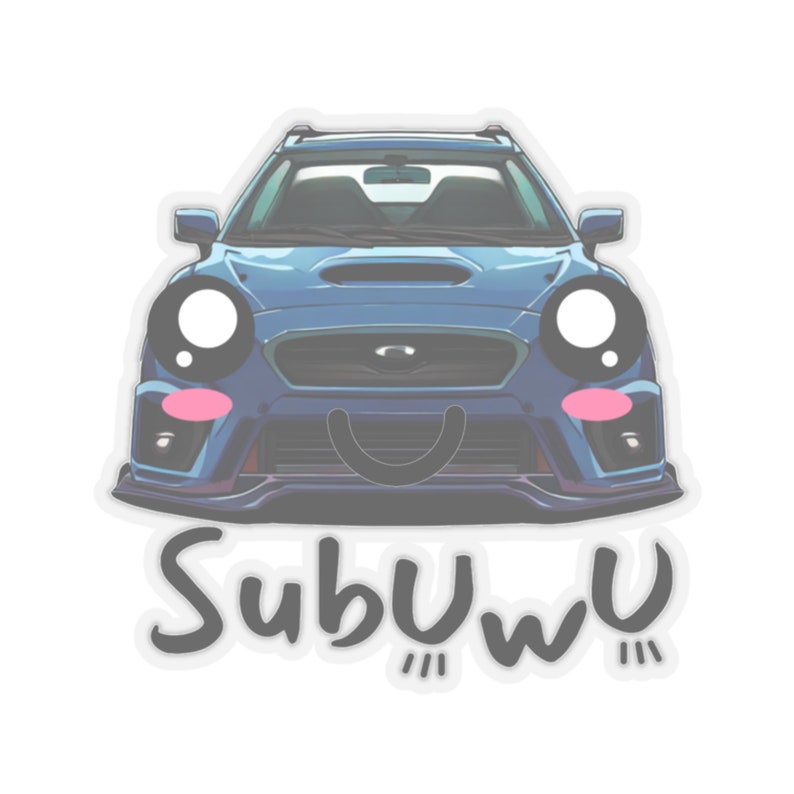 Subuwu Subaru Car Sticker Cute and Playful Vinyl Decal for Car ...
