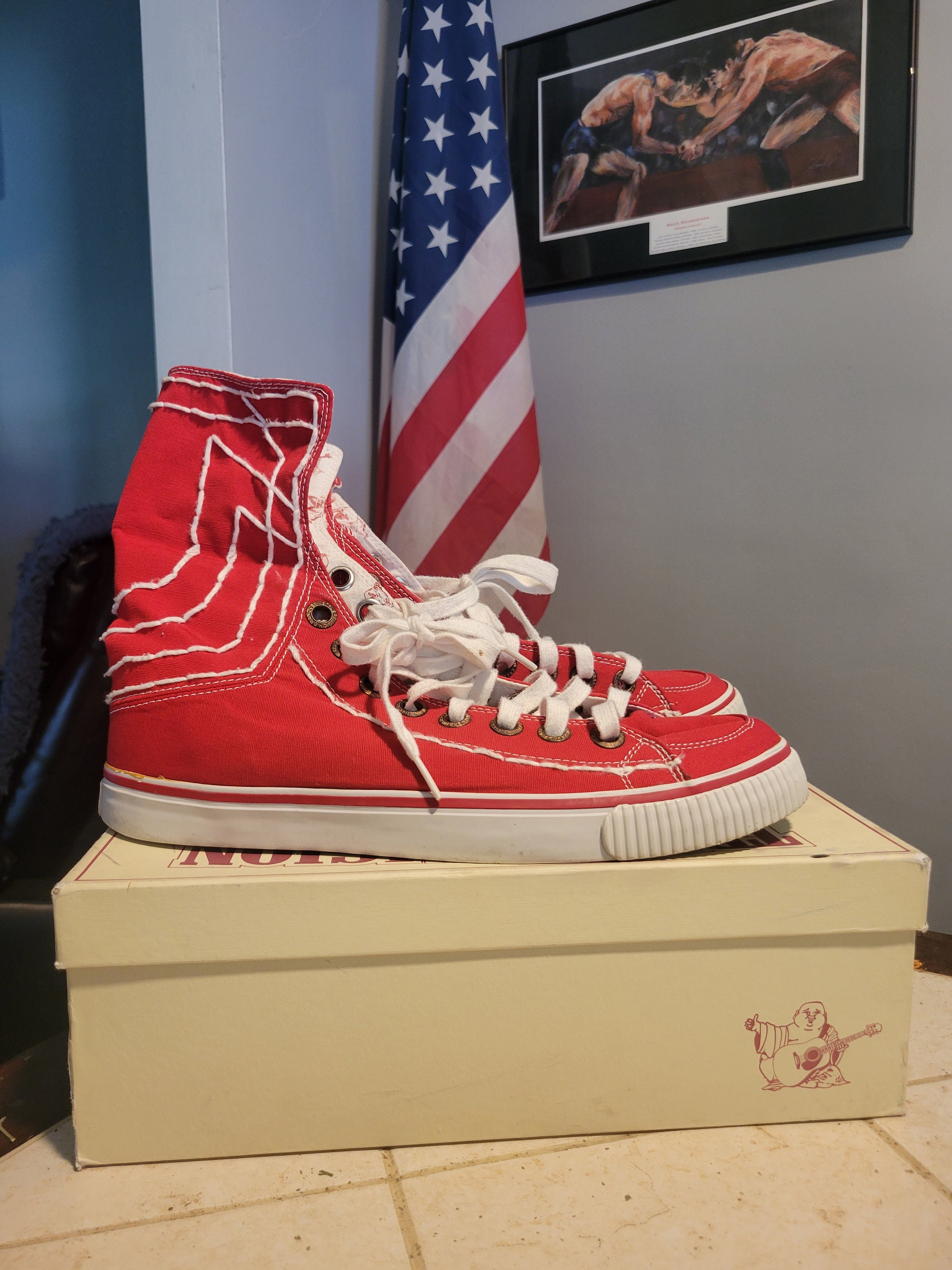True Religion Shoes Red