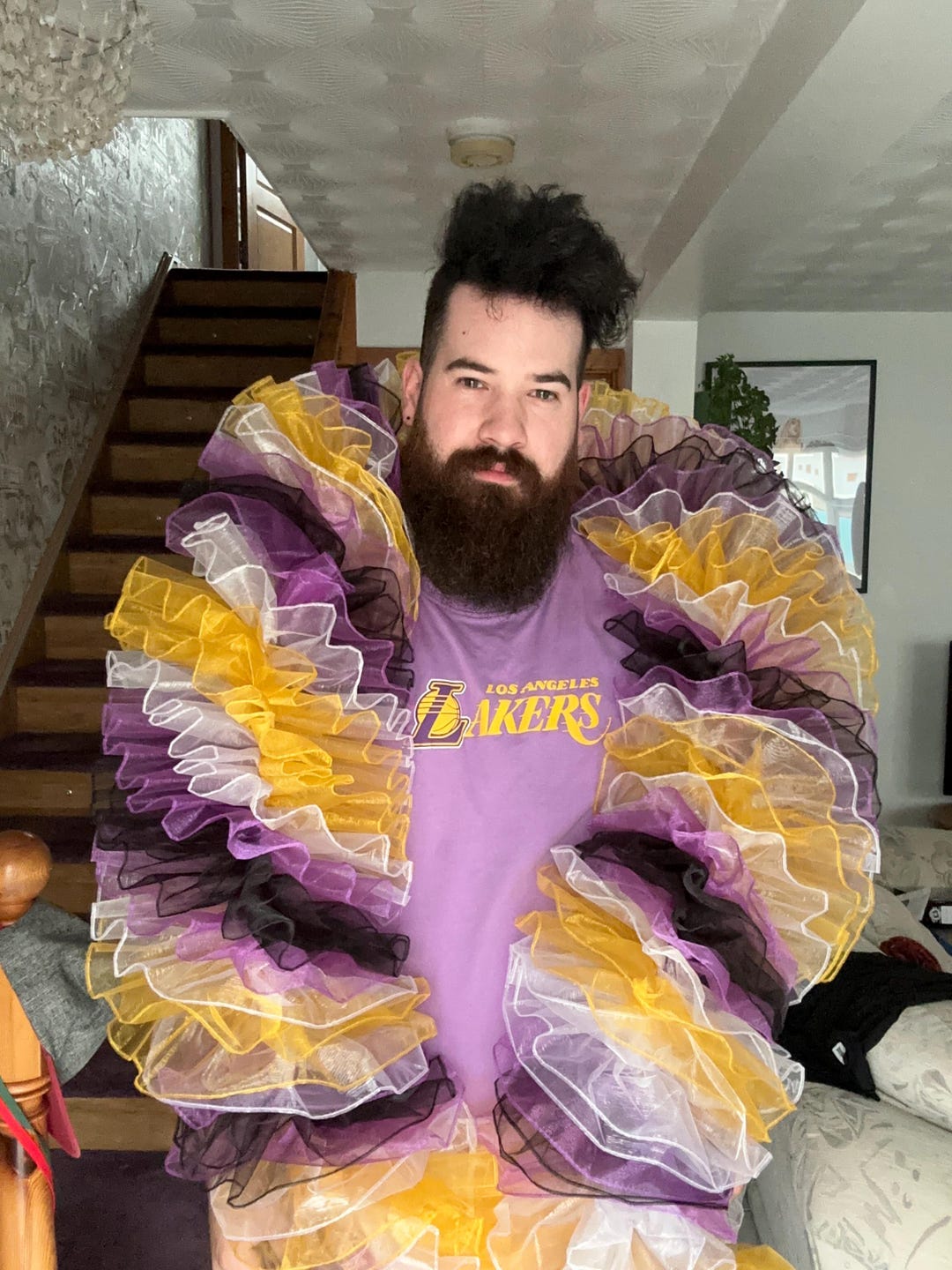Non Binary Organza Boa - (vegan, Fluffy) - Cabaret - Burlesque - Drag ...