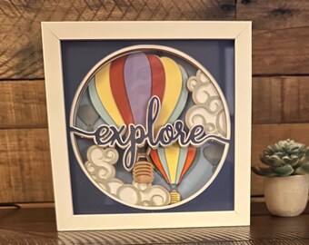 Ballerina 3D Layered Shadow Box - Etsy