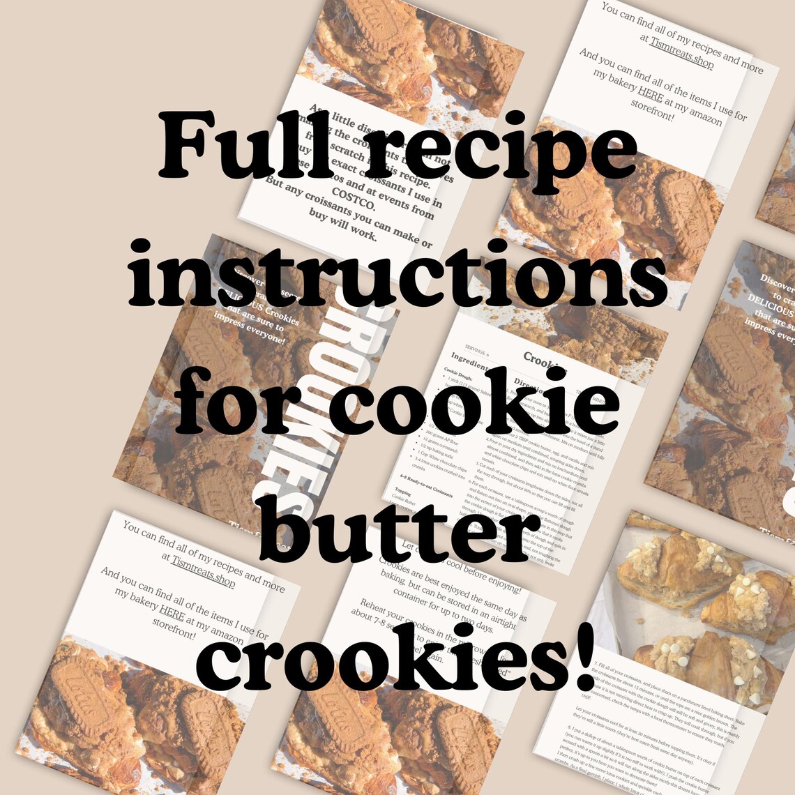 Crookie Recipe | Cookie Butter Cookies | Brunch Recipe | Fall Dessert ...