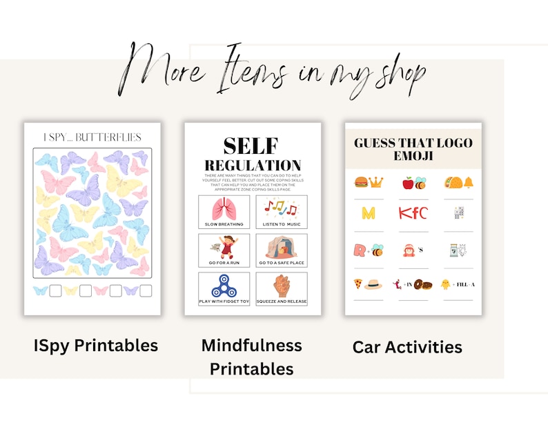 Kid's Mental Health Activities Therapy Worksheets Mindfulness ...