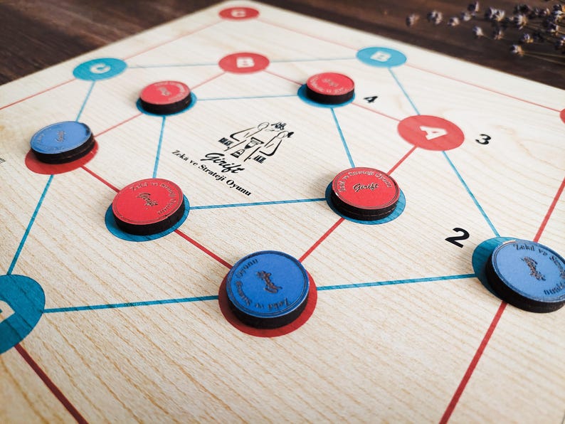 GİRİFT, Turkish Board Game, Two-player Board Game, New Strategy Games ...