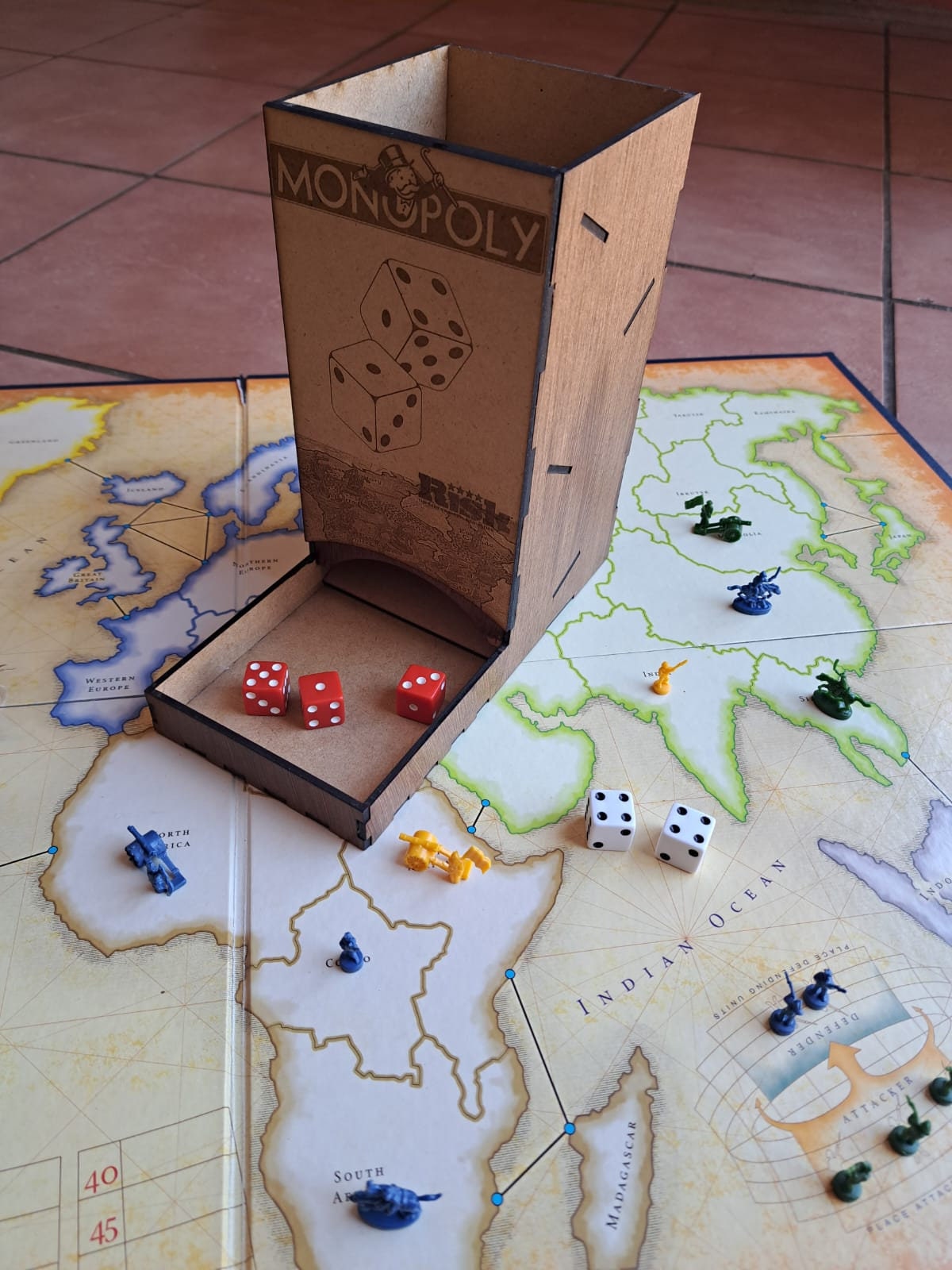 Dice Tower Simple 3mm MDF Laser Cutting File - Etsy