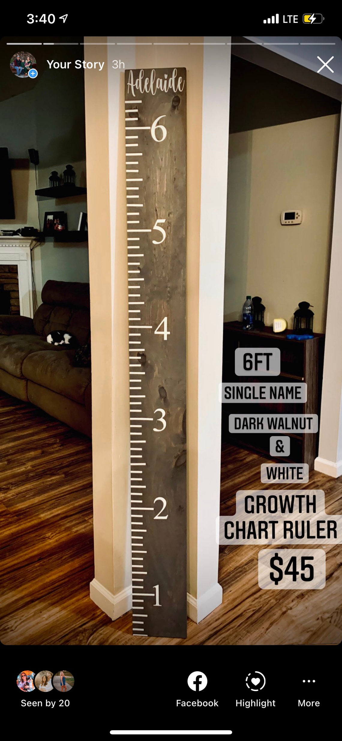 Decorative Growth Chart Ruller - Etsy
