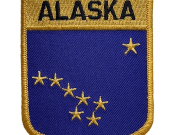 Alaska Flag Embroidered Patch - Etsy