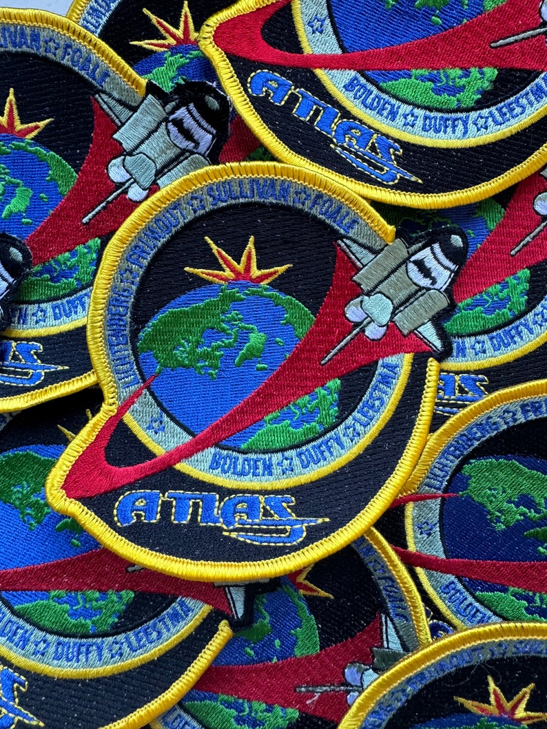 NASA STS-45 Atlas Lichtenberg Frimout Sullivan Foale Bolden Duffy Leestma Patch Space 5x4.25 - Etsy