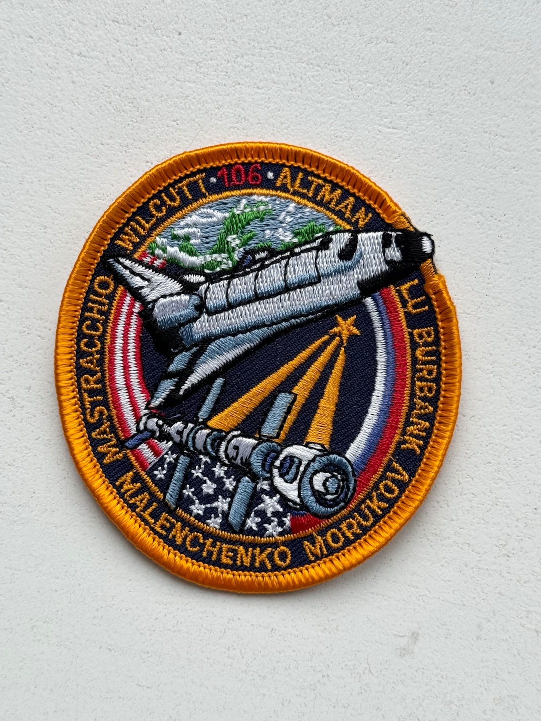 NASA STS-106 Mission Space Shuttle Atlantis ISS Wilcutt Altman Lu Burbank Patch 2.75x 3.25 - Etsy