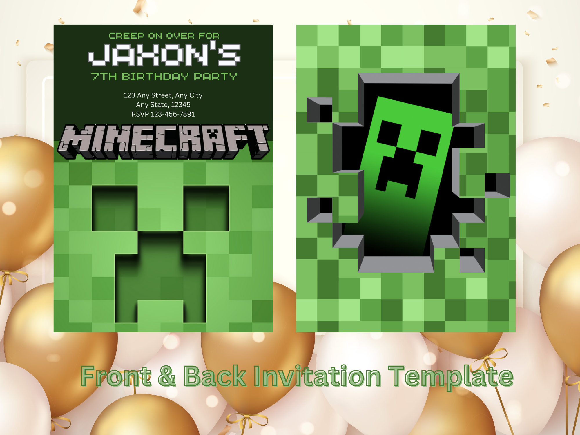 Minecraft Templates Creeper