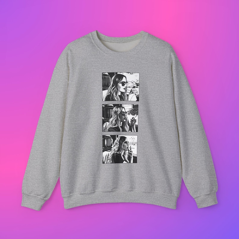 Sudadera retro de cuello redondo RHOBH Dorit Smoking para Bravo TV Pop ...