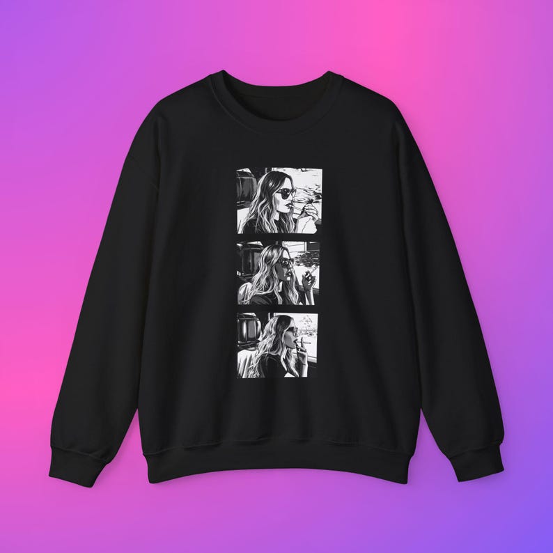 Sudadera retro de cuello redondo RHOBH Dorit Smoking para Bravo TV Pop ...