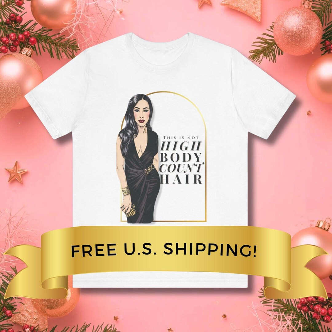 RHOSLC Angie K Unisex Tee: High Body Count Hair Graphic Print - Etsy