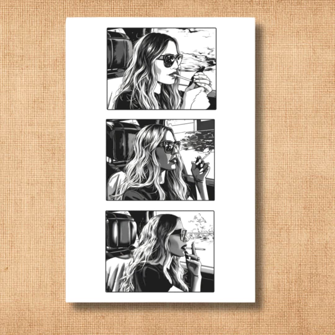 Dorit Smoking | Pop Art Poster | Bravo TV Gift for Her - Etsy
