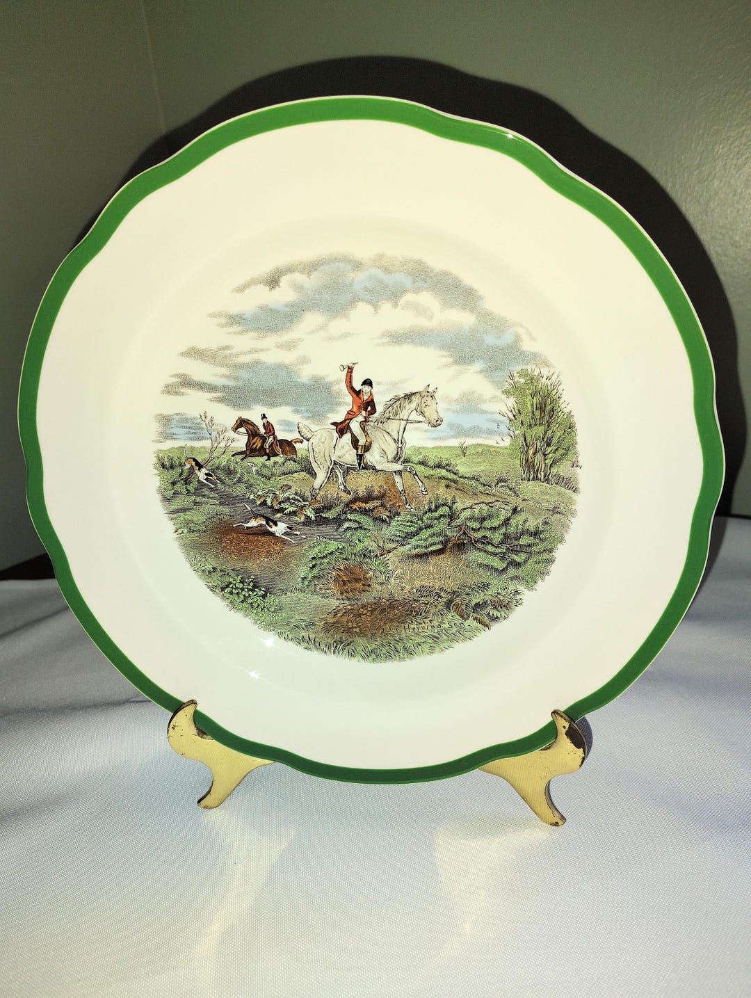 Herring Hunt the Hunt by Spode Fox Hunt Designs by J.F. Herring Dinner ...