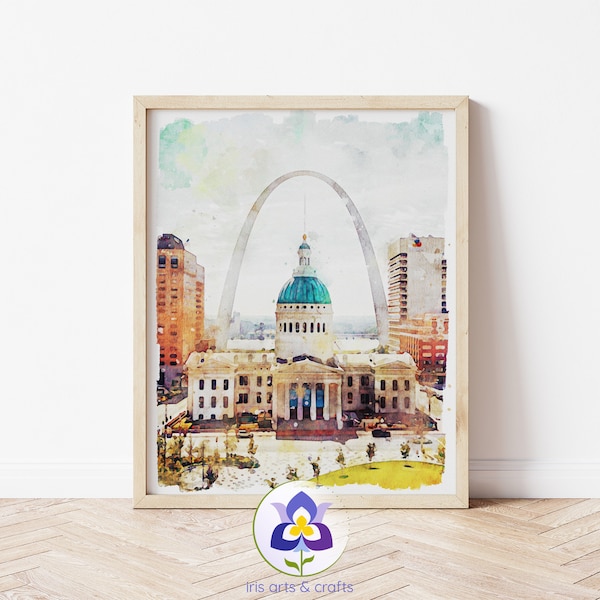 St Louis Poster - Etsy