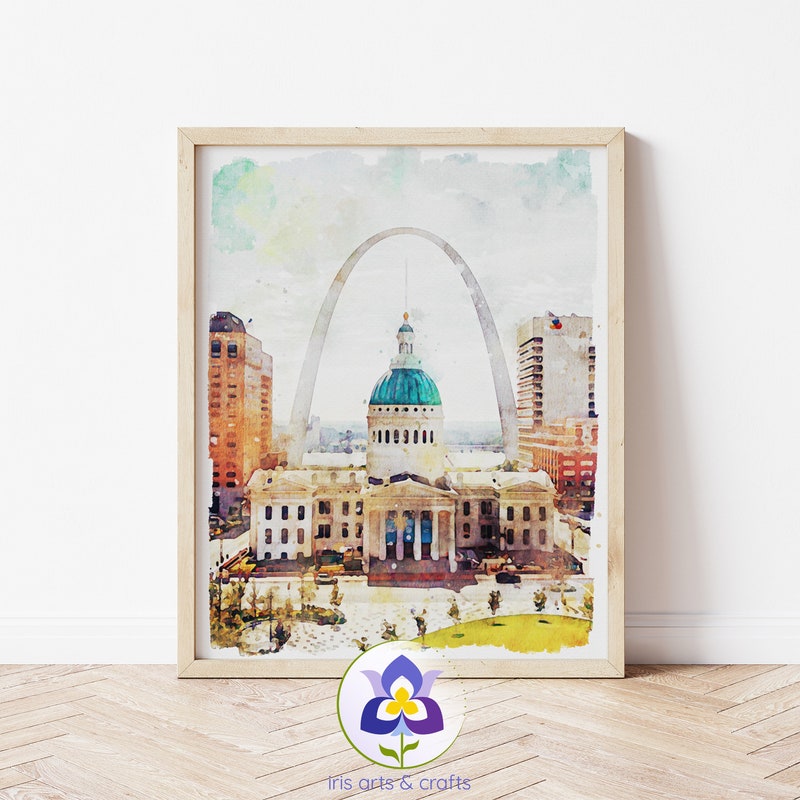 St Louis Poster - Etsy