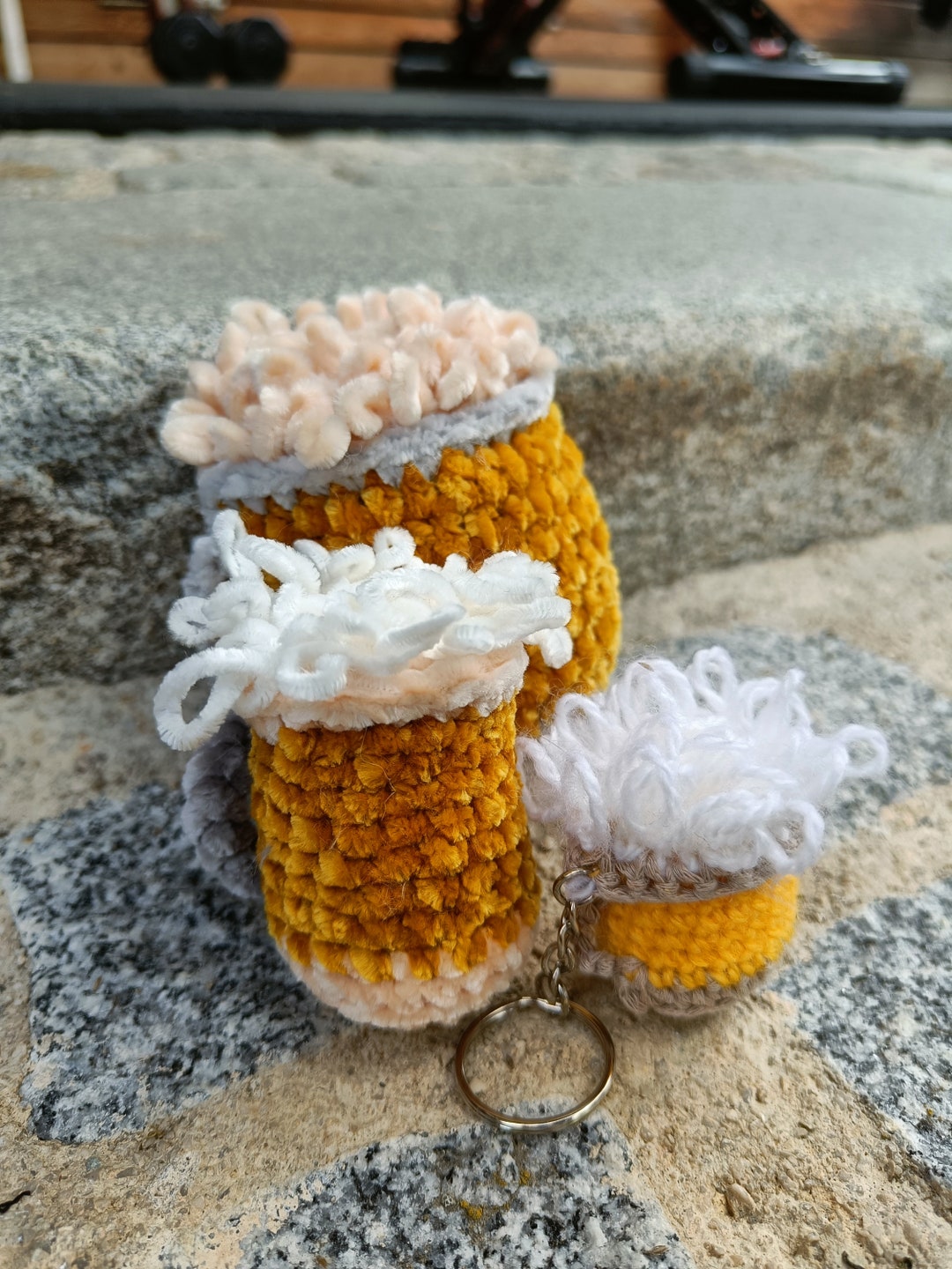 Hand Crocheted Beer Mug Crochet Beer Oktoberfest Gift Idea Beer Lover ...