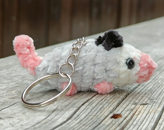 Crochet Pattern Polly the Pocket Possum- Mini Opossum Keychain - Etsy