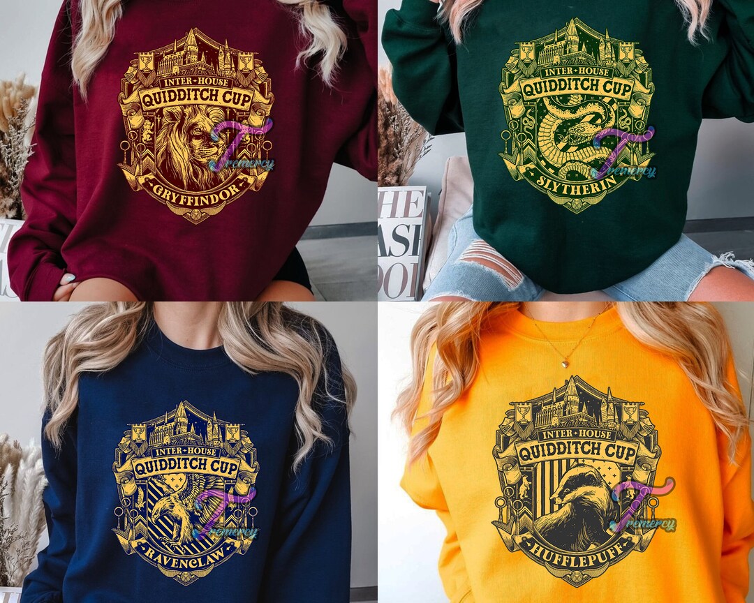 Wizard House Crests PNG Bundle, Wizarding School PNG Sublimation ...