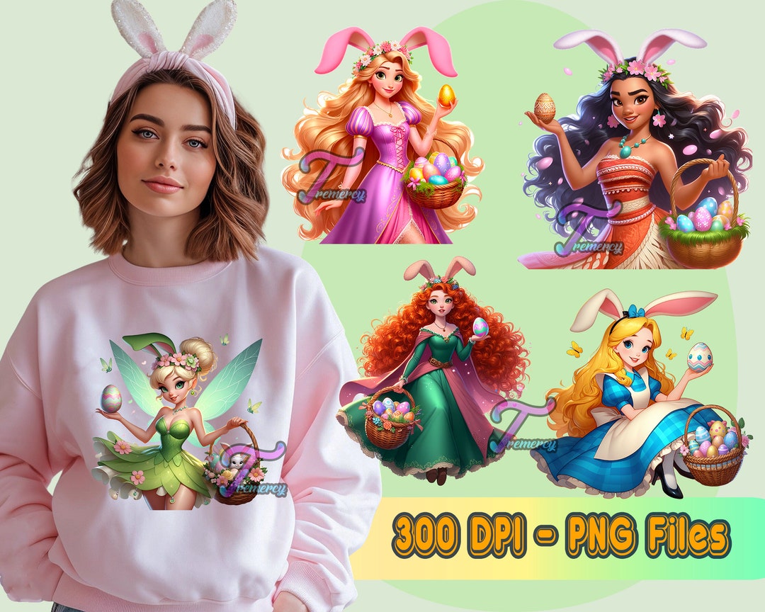 Happy Easter Day PNG Bundle, Magic Kingdom PNG Sublimation, Easter ...