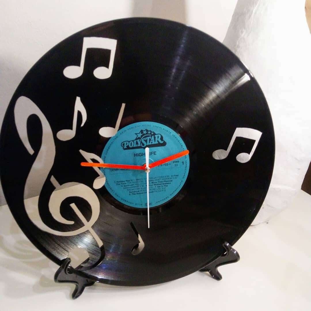 Creative DIY Clock From Real Vinyl Record - Unique Upcycled Artwork! - Etsy