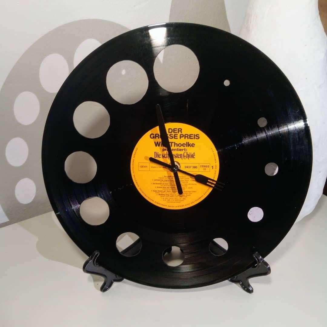 Creative DIY Clock From Real Vinyl Record - Unique Upcycled Artwork! - Etsy