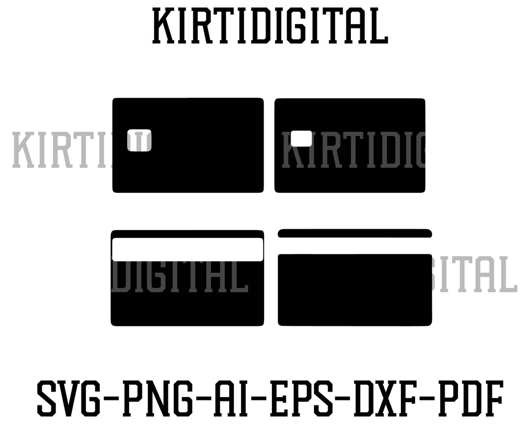 Credit Card Template Svg, Credit Card Jpg, Credit Card Skin Png ...