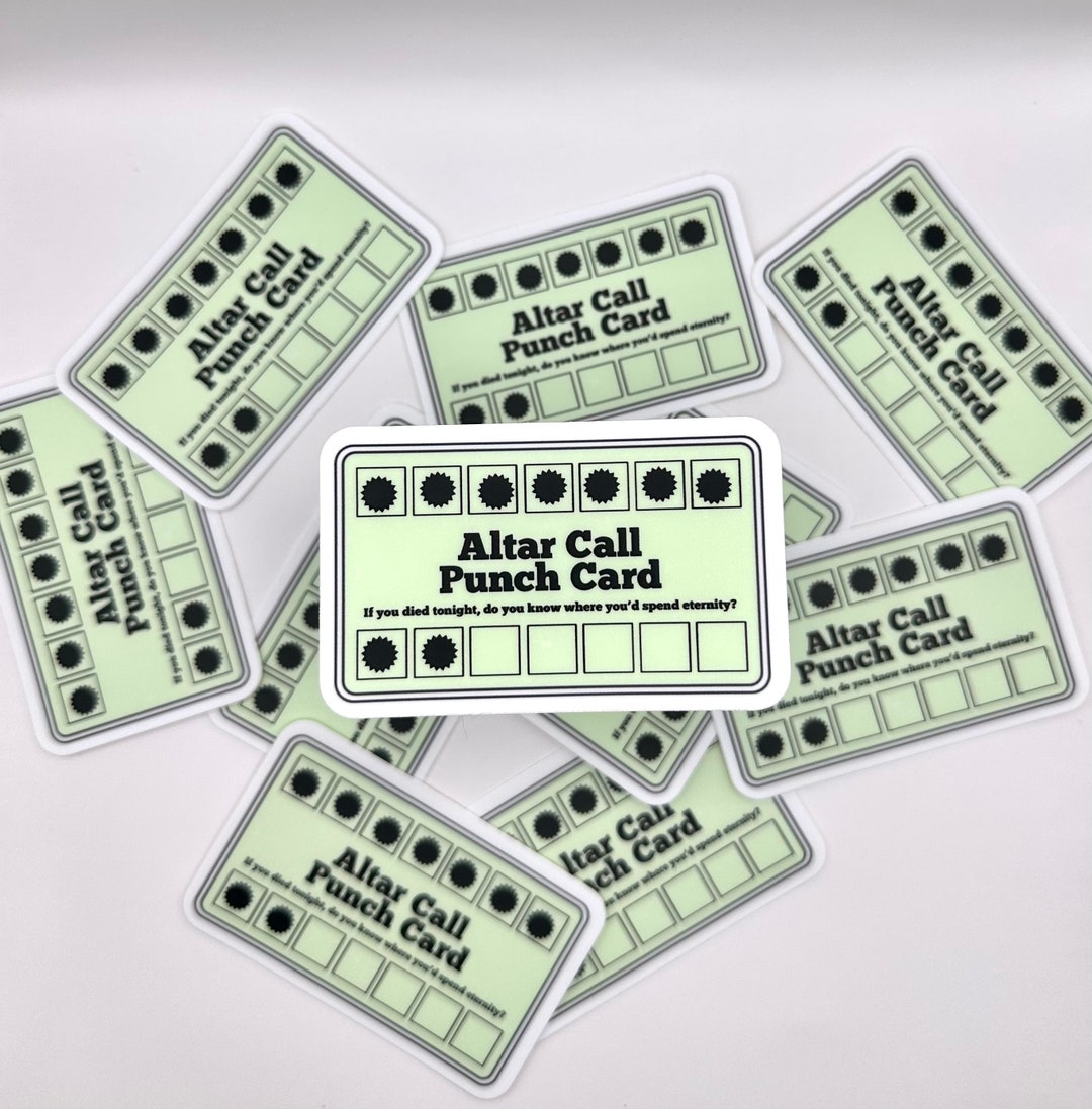 Altar Call Sticker | Sinful Sticker Shop - Etsy