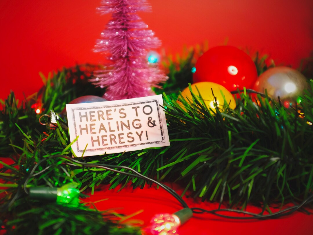 Healing & Heresy Sticker | Sinful Sticker Shop - Etsy