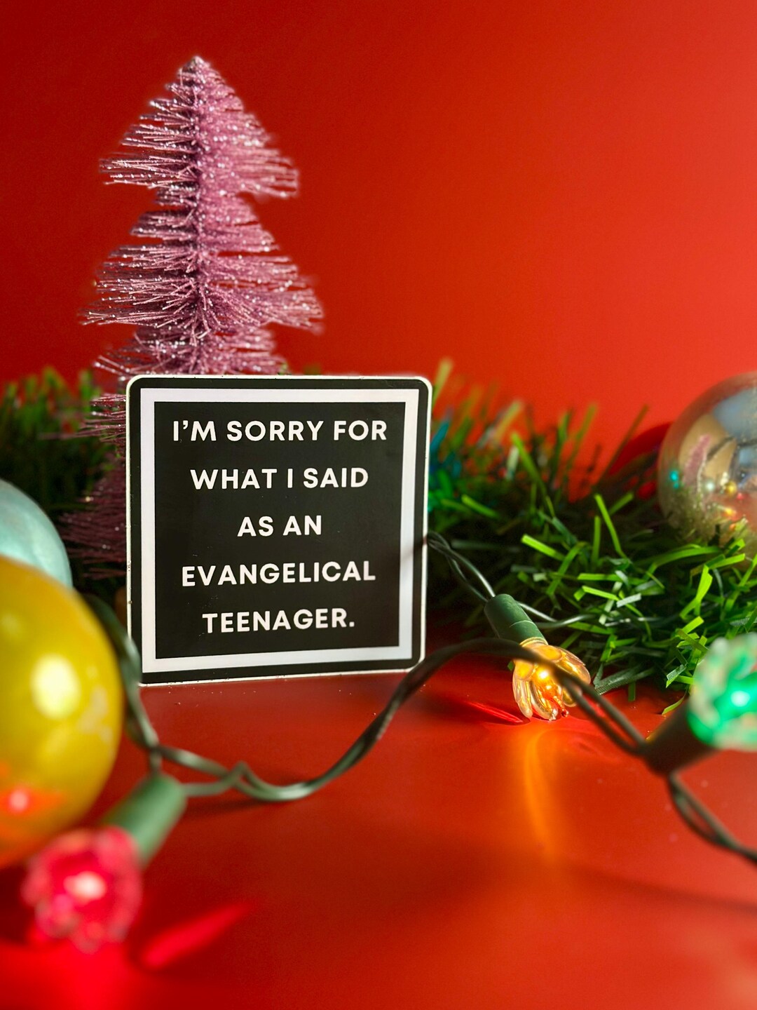 I’m Sorry Magnet | Sinful Sticker Shop - Etsy