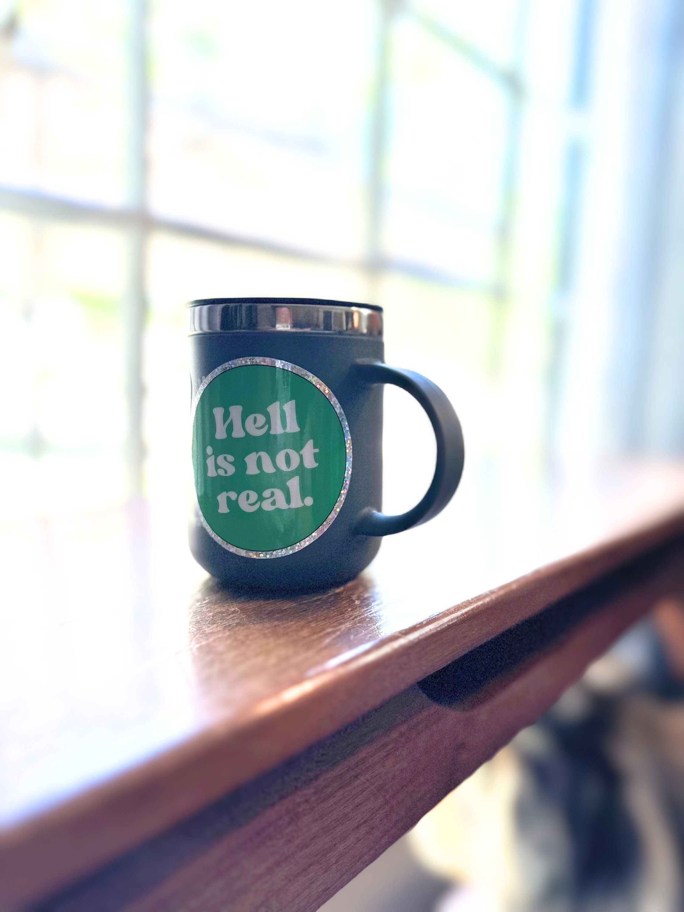 Hell is Not Real Sticker Atheist, Secular, Non-religious Vinyl Decal ...