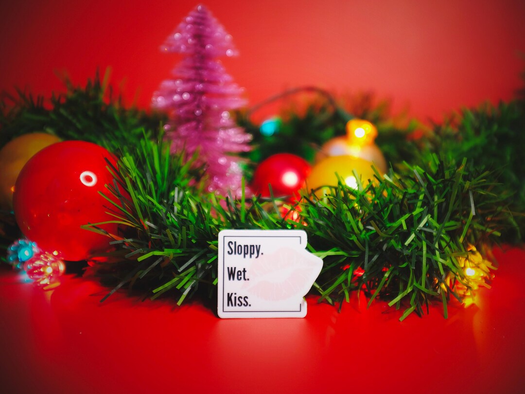 Sloppy Wet Kiss Sticker | Sinful Sticker Shop - Etsy