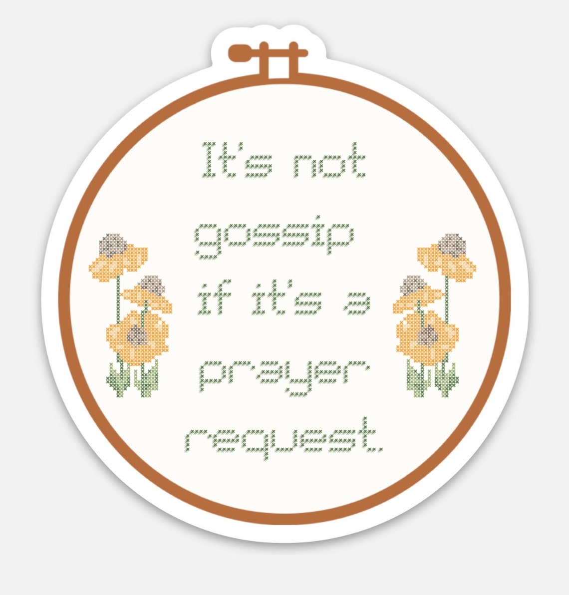 Prayer Request Sticker | Sinful Sticker Shop - Etsy