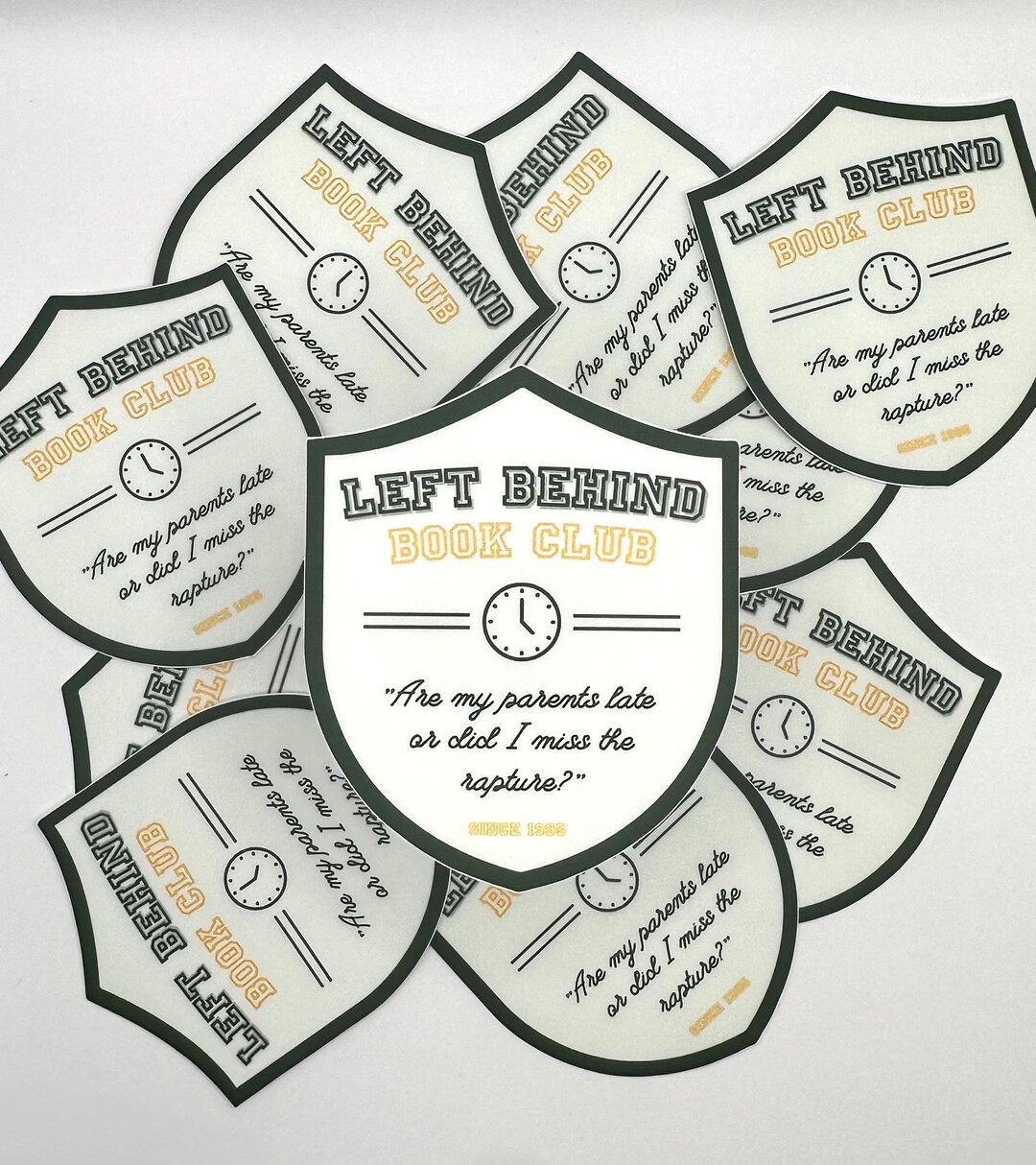 Left Behind Sticker | Sinful Sticker Shop - Etsy