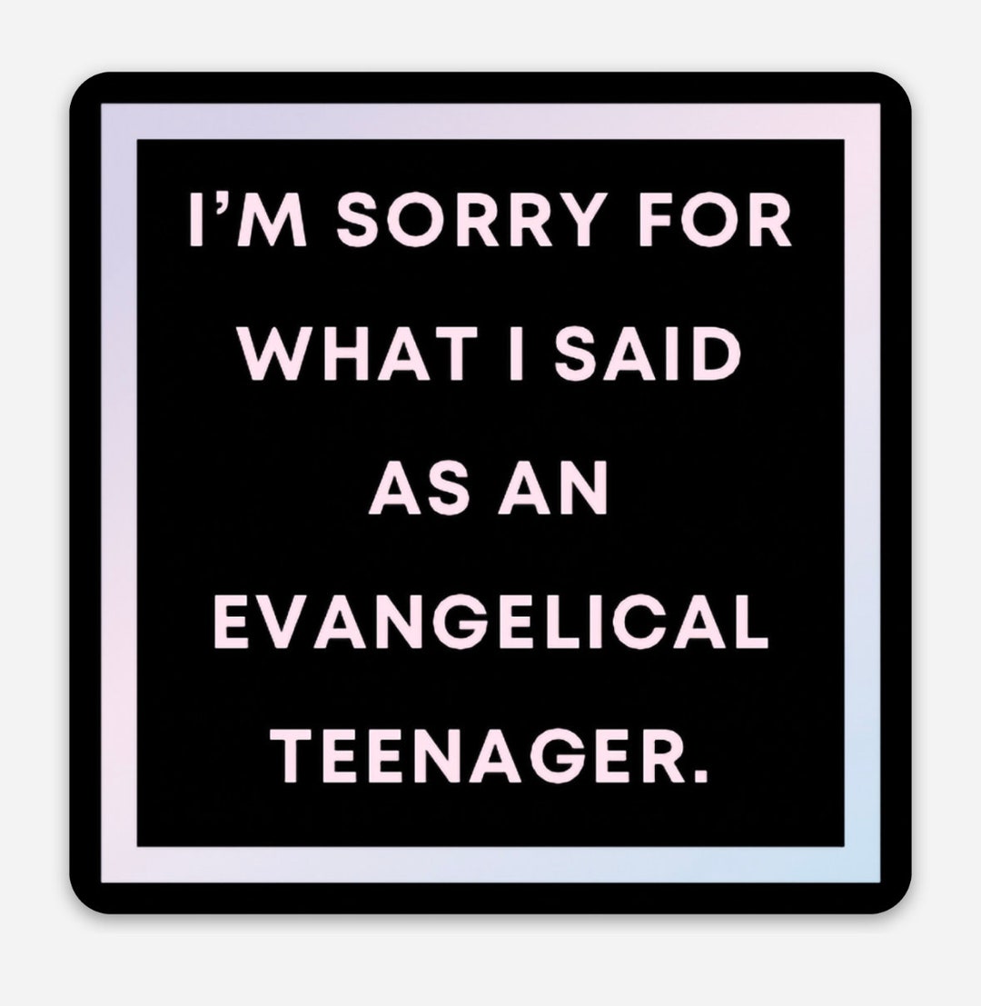 I’m Sorry Magnet | Sinful Sticker Shop - Etsy