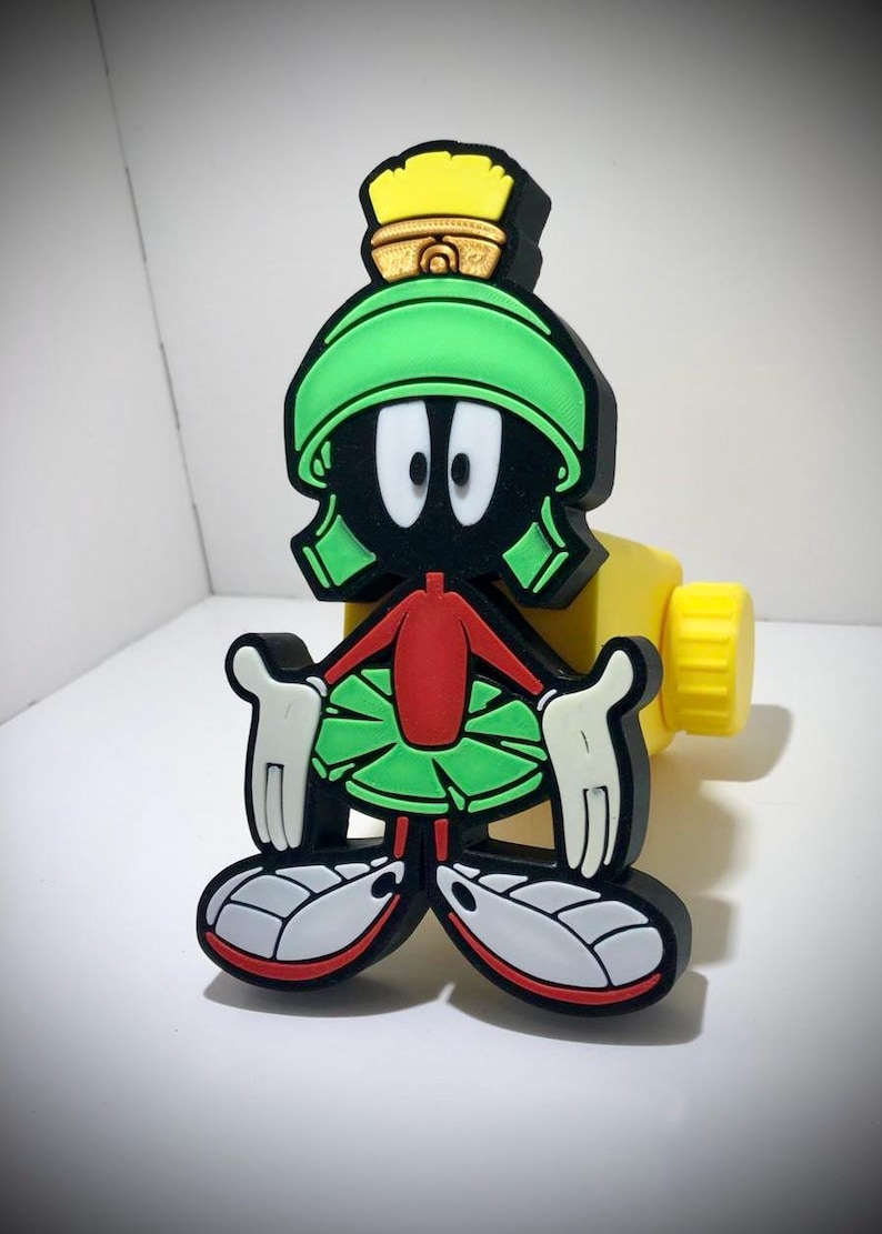 3d Printed, Marvin the Martian Hitch Cover - Free Pin Included - Etsy