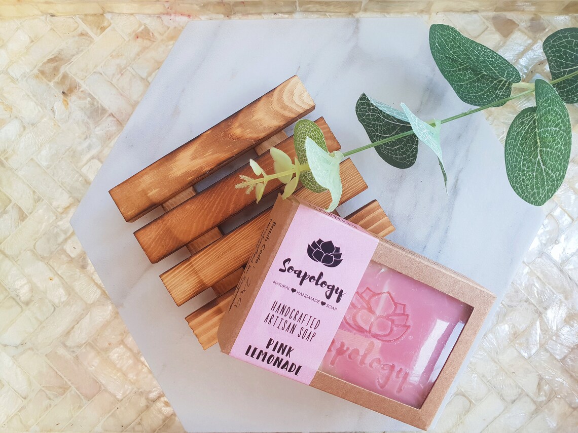Pink Lemonade Natural Artisan Soap Bar - Etsy