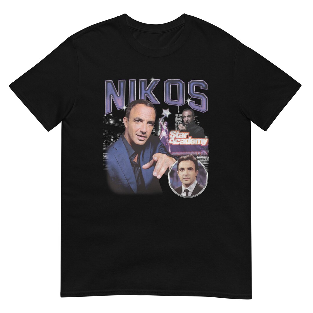 Nikos Aliagas Vintage 90s Style Unisex Bootleg T-shirt - Etsy