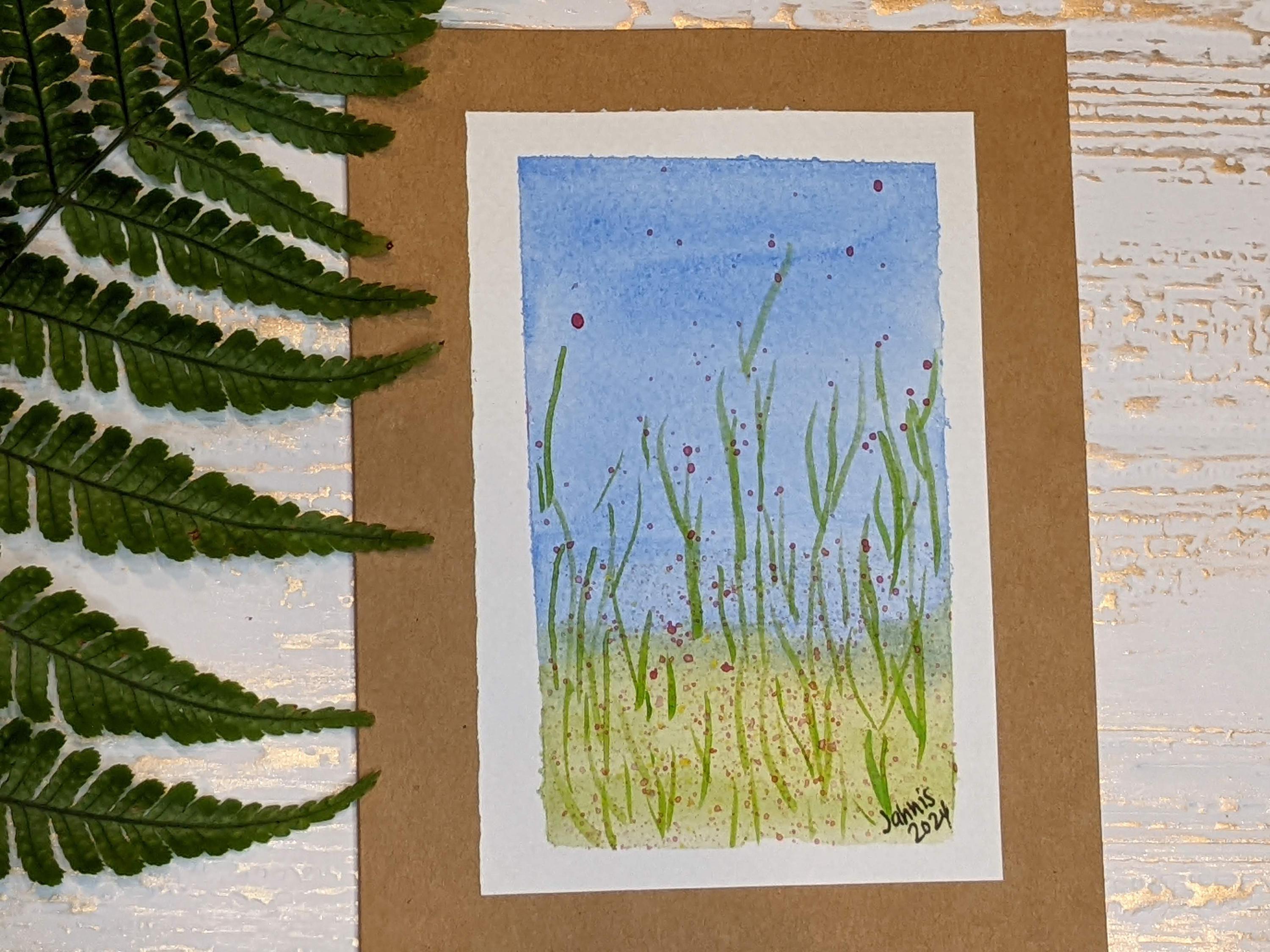 Wildflower Field Watercolor Cards - Etsy