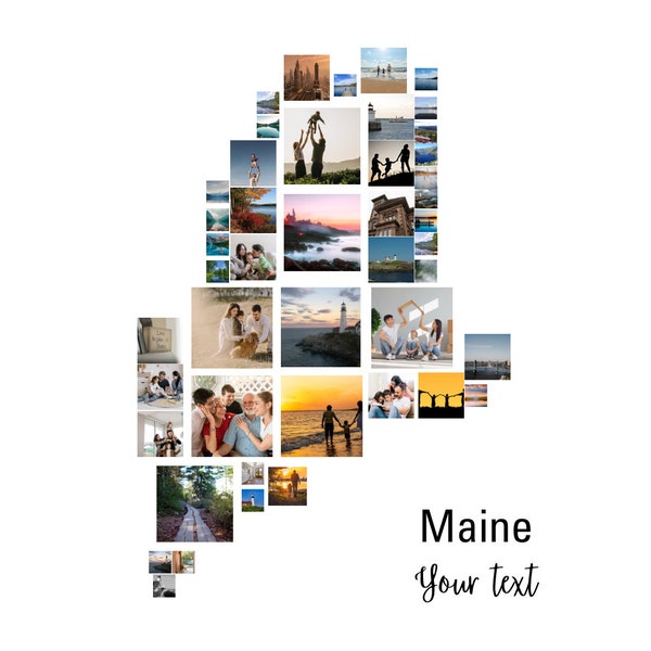 State Photo Collage - Etsy