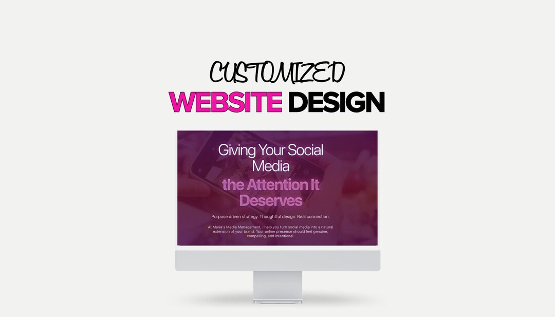 Custom Website Design, Landing Page, Full Setup - Etsy