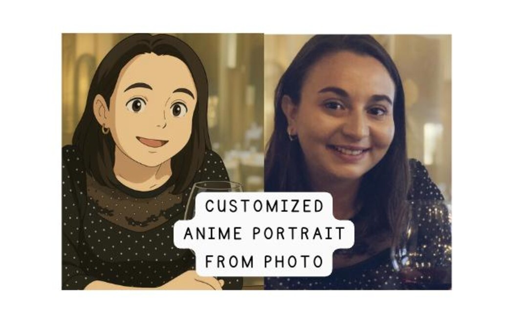 Custom Ghibli-style Anime Portrait From Photo (digital File) - Etsy