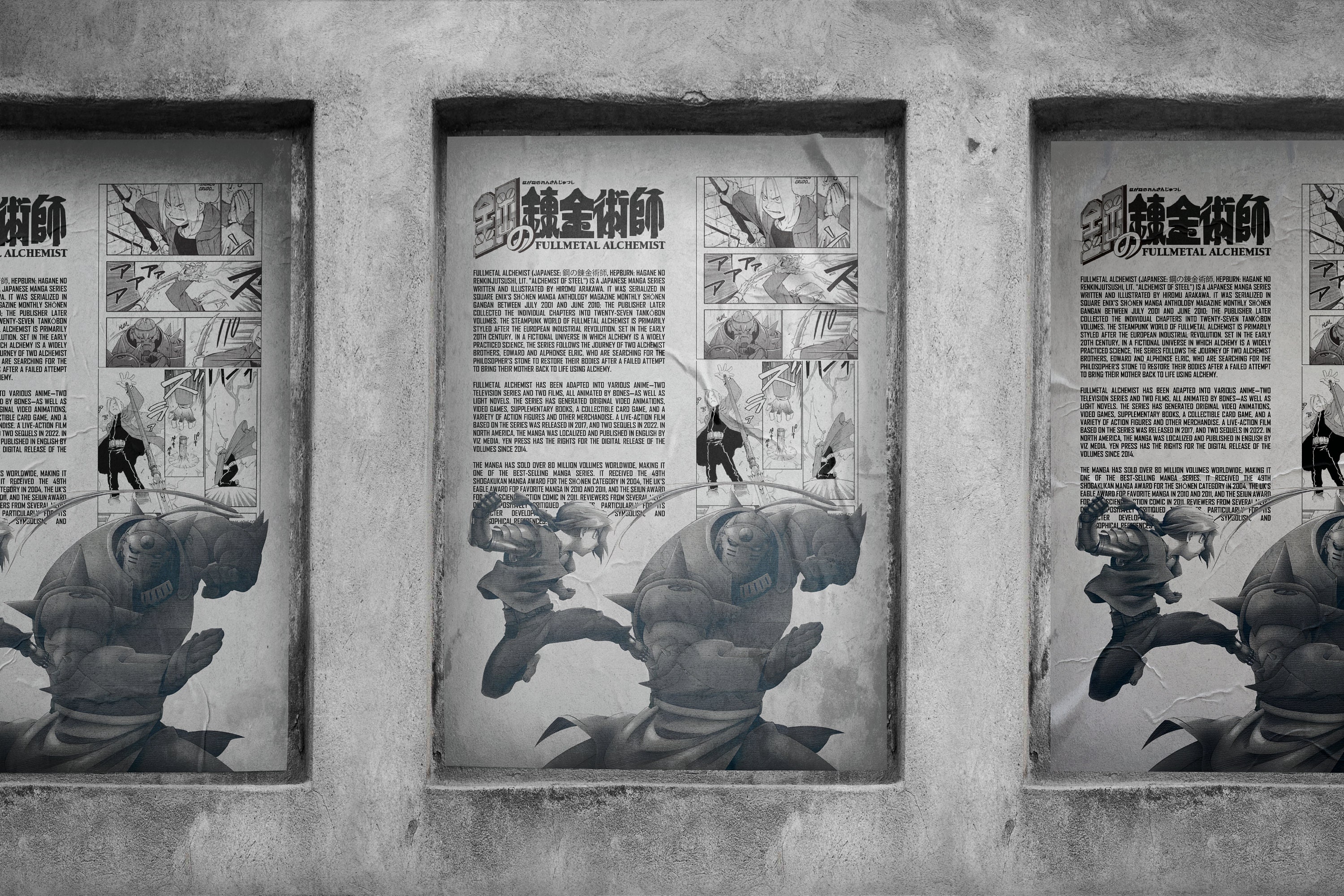 Fullmetal Alchemist Brotherhood Anime Poster - Anime Poster ...