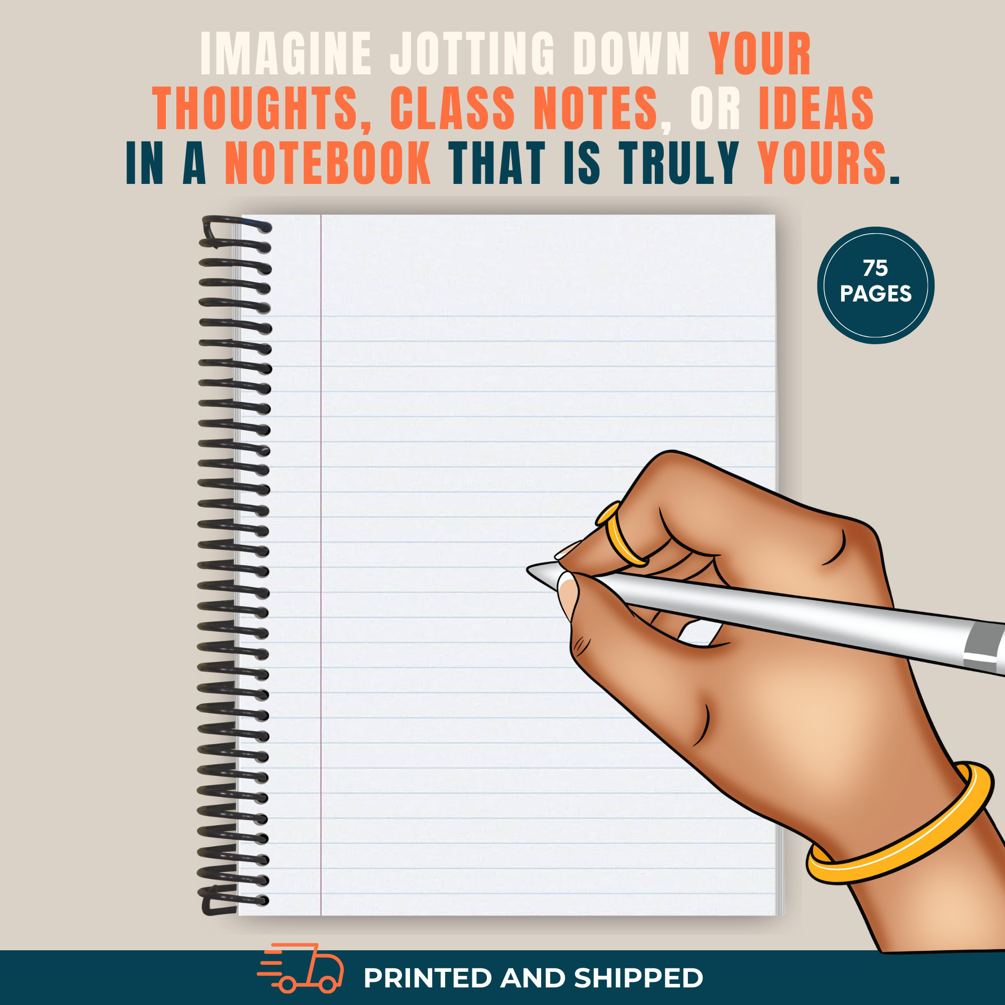 Personalized Graffiti Art Spiral Notebook-african American Teen Girl ...