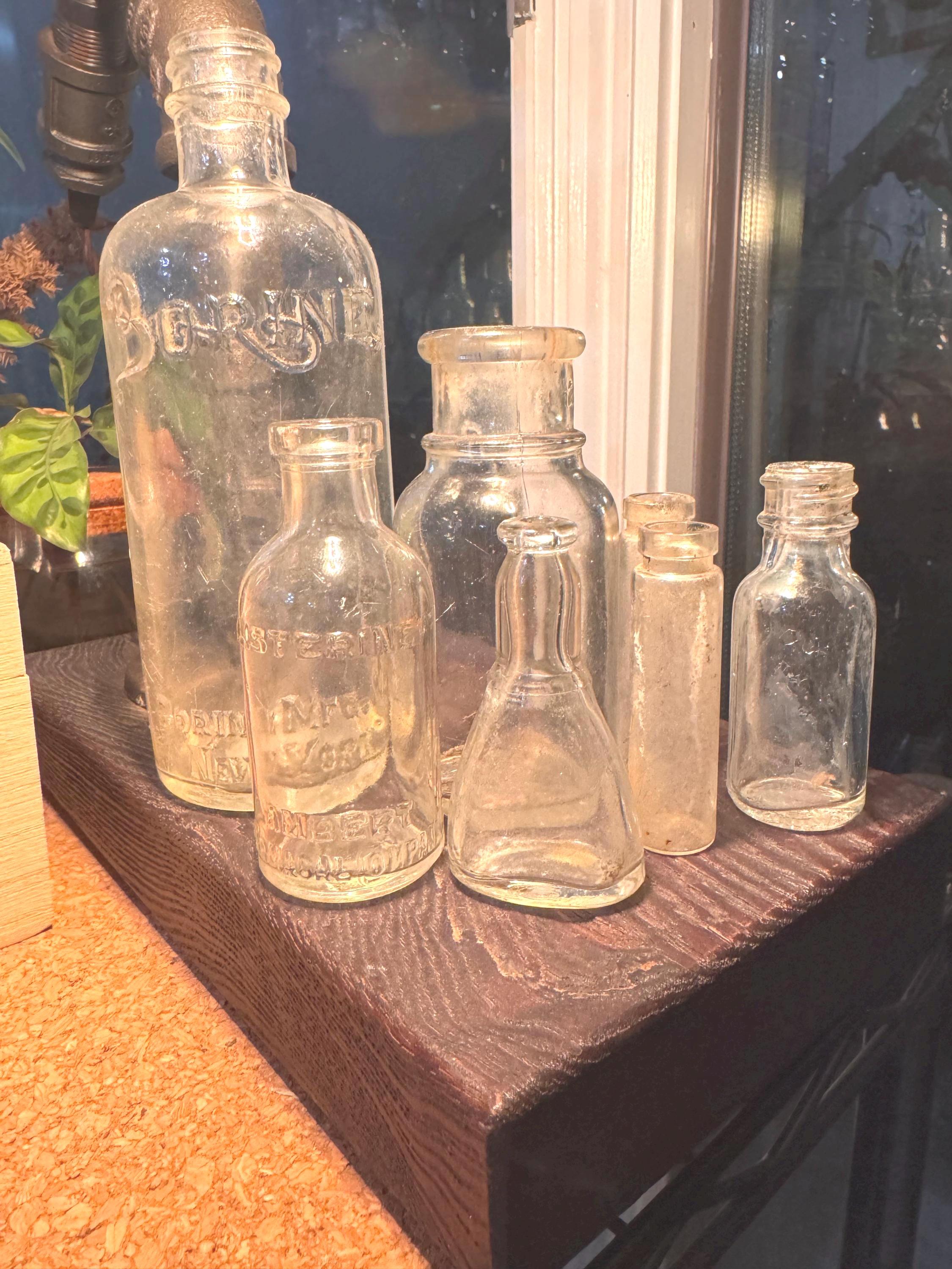 1920’s Antique Medicinal Bottles & Miniatures (set of 7) - Etsy
