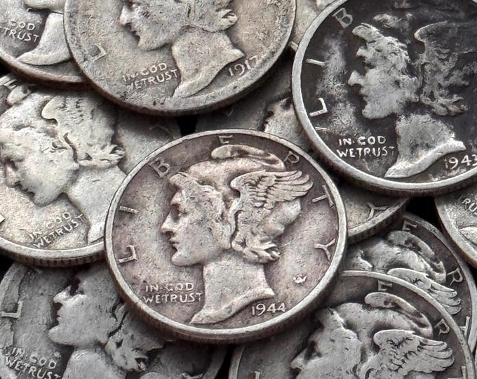 Silver Mercury Dimes (see List of Dates in Description) - Etsy
