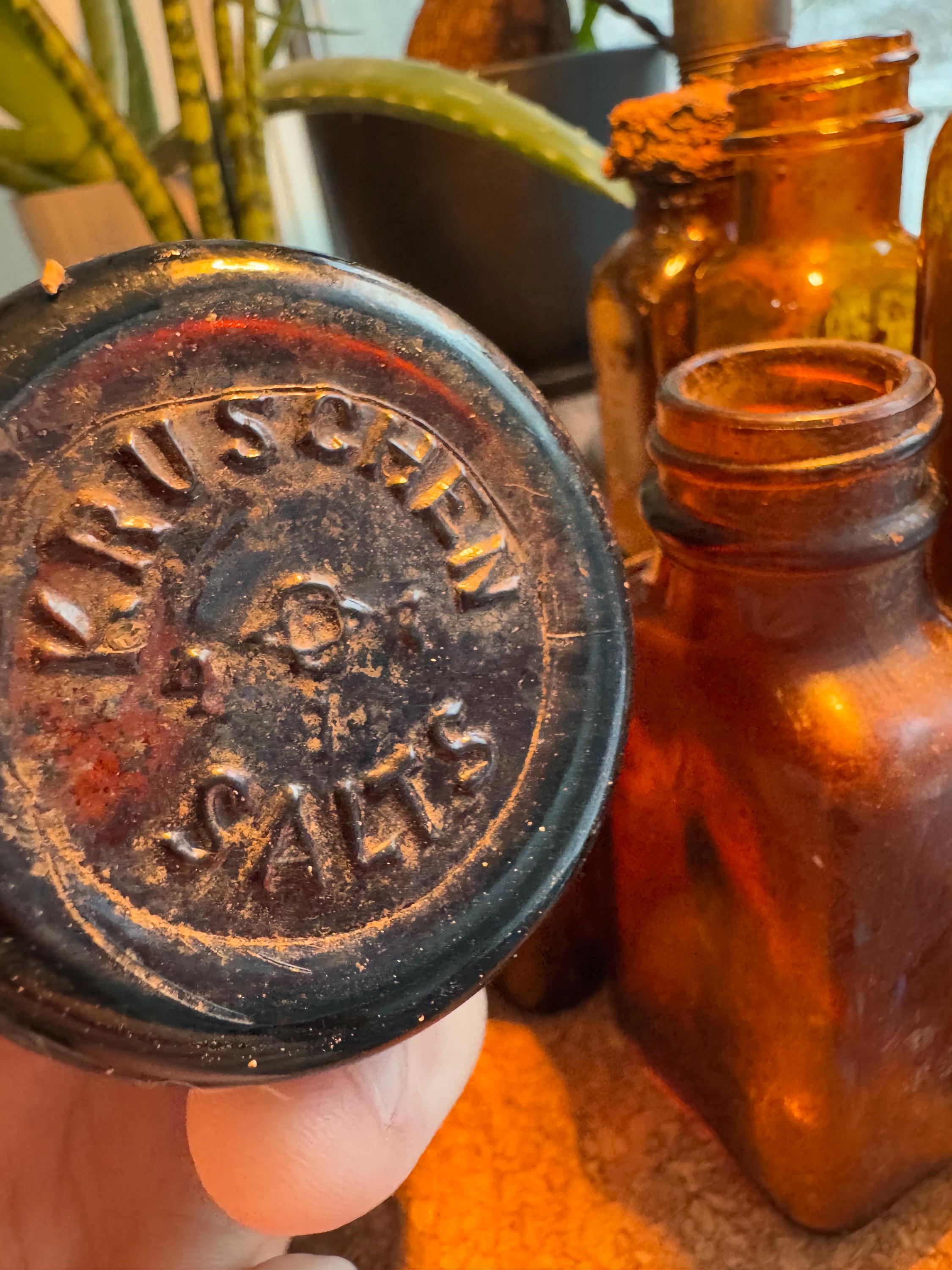 1930’s Antique Amber Bottles & Miniatures (set of 8) - Etsy