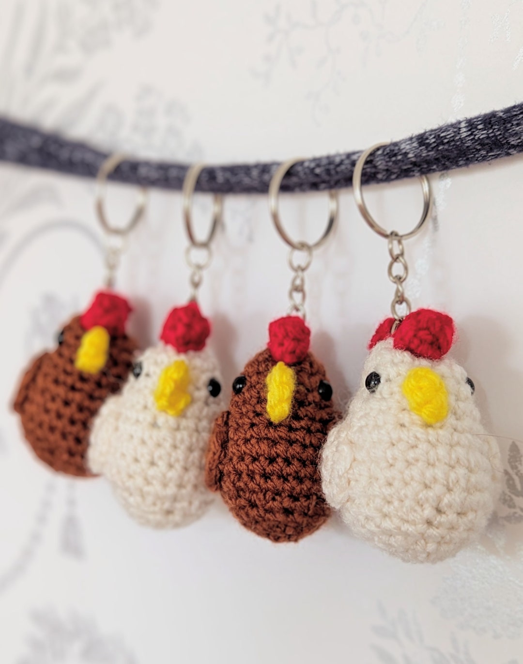 Good Cluck Chicken Keyring - Etsy UK